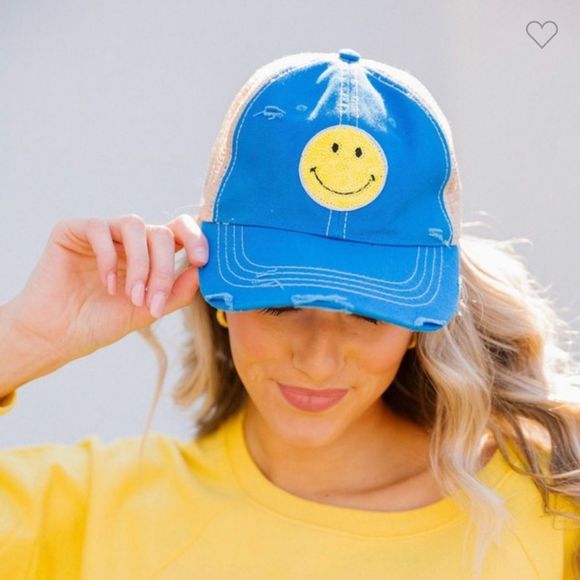 Judith March | Accessories | Smiley Cap | Poshmark